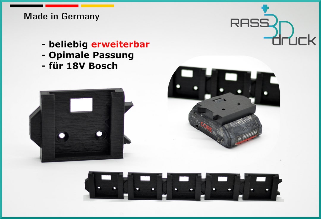 Wall Holder for Bosch Battery Holder Battery Holder Wall Holder for ...