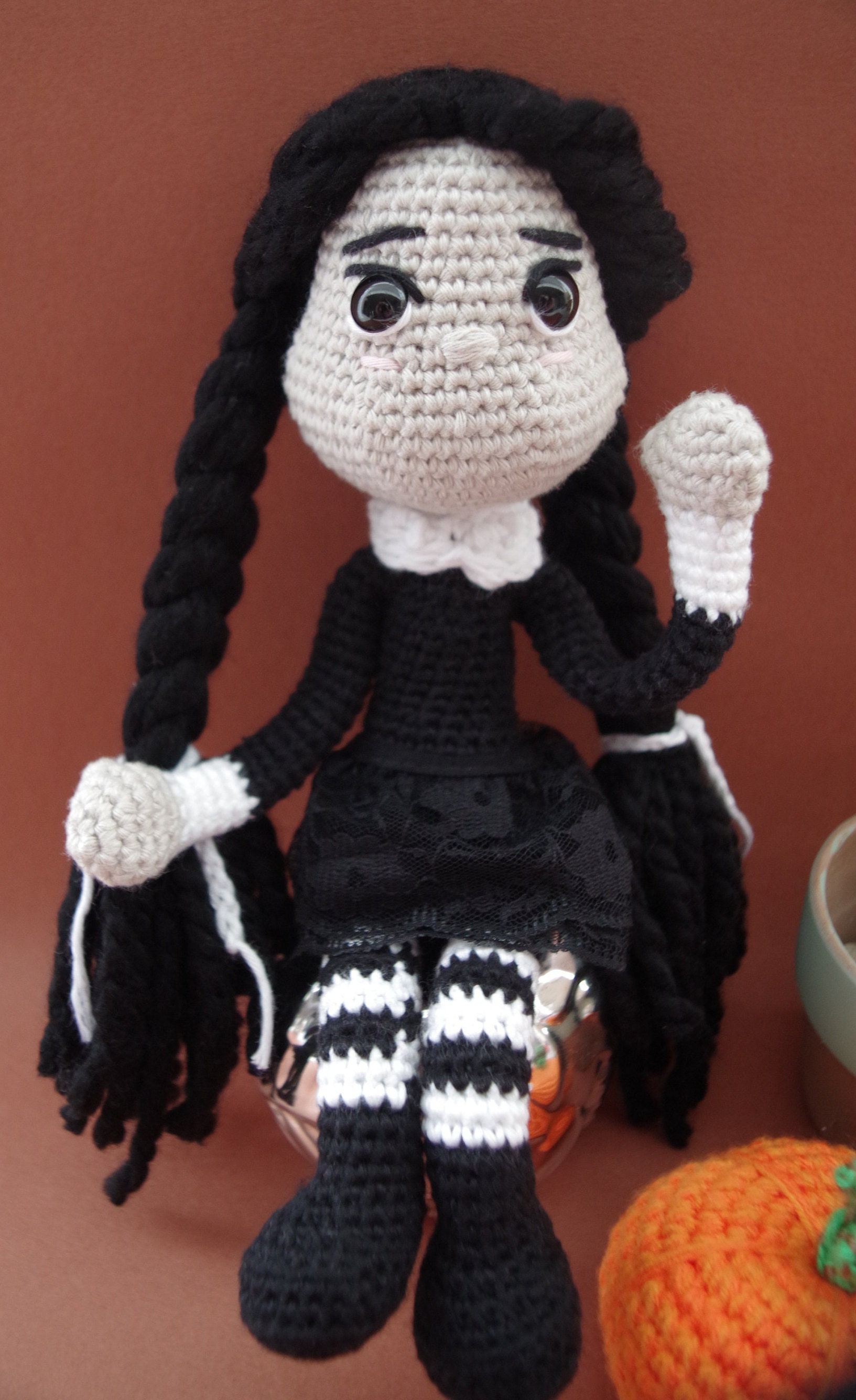 WEDNESDAY Addams MERLINA Addams FINISHED Amigurumi Amigurumi Terminado ...