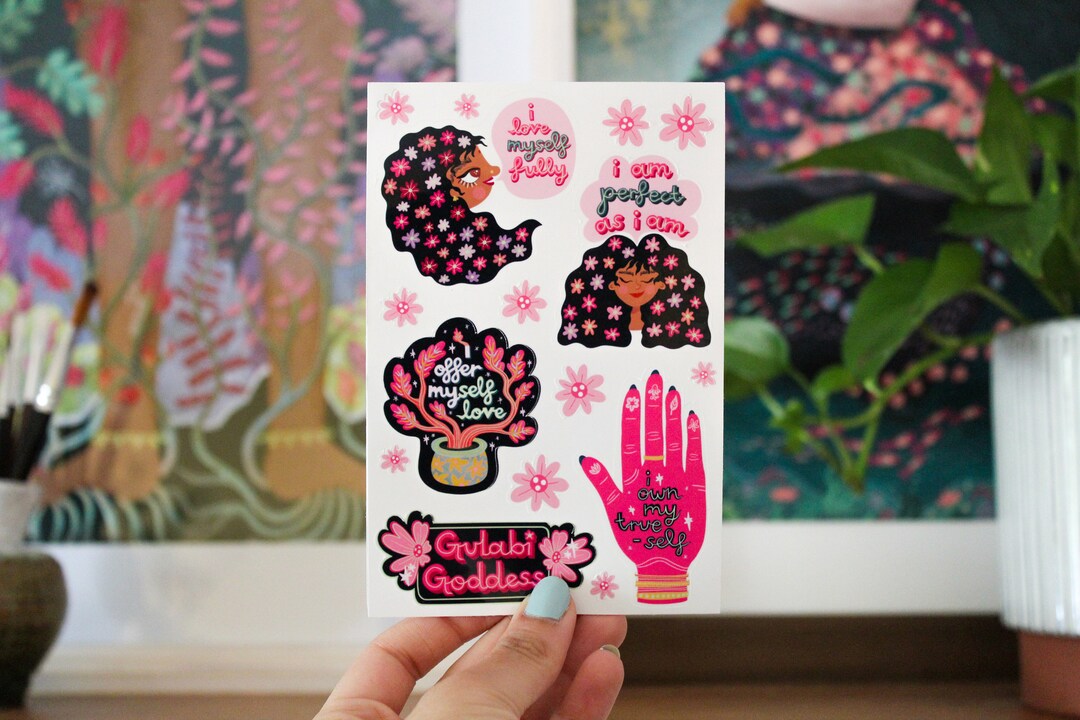 Sticker Sheet Empowering 4x6 Stickers - Etsy