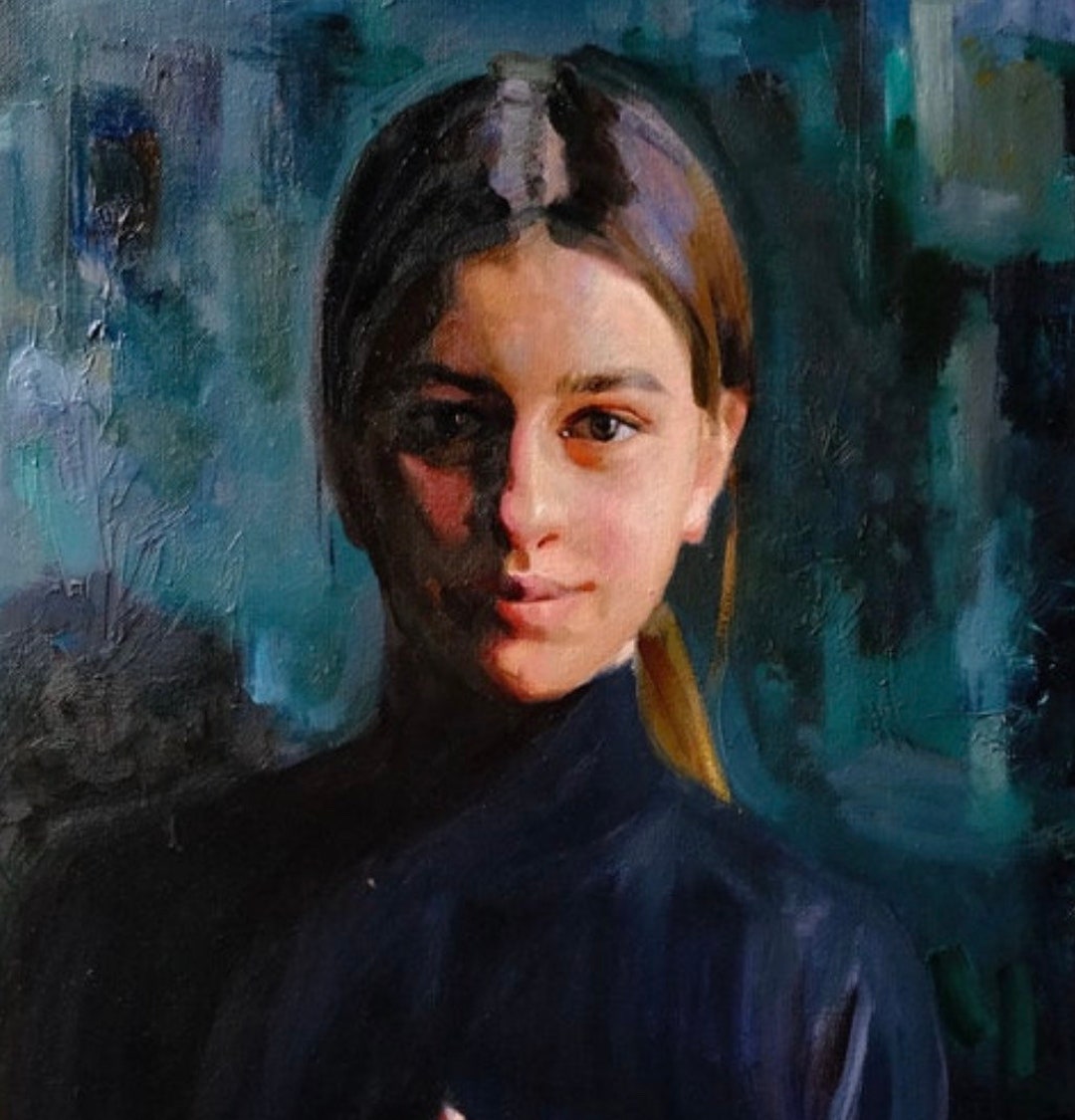 Commission Oil Portrait, Custom Painting From Photo, Personalized Oil ...
