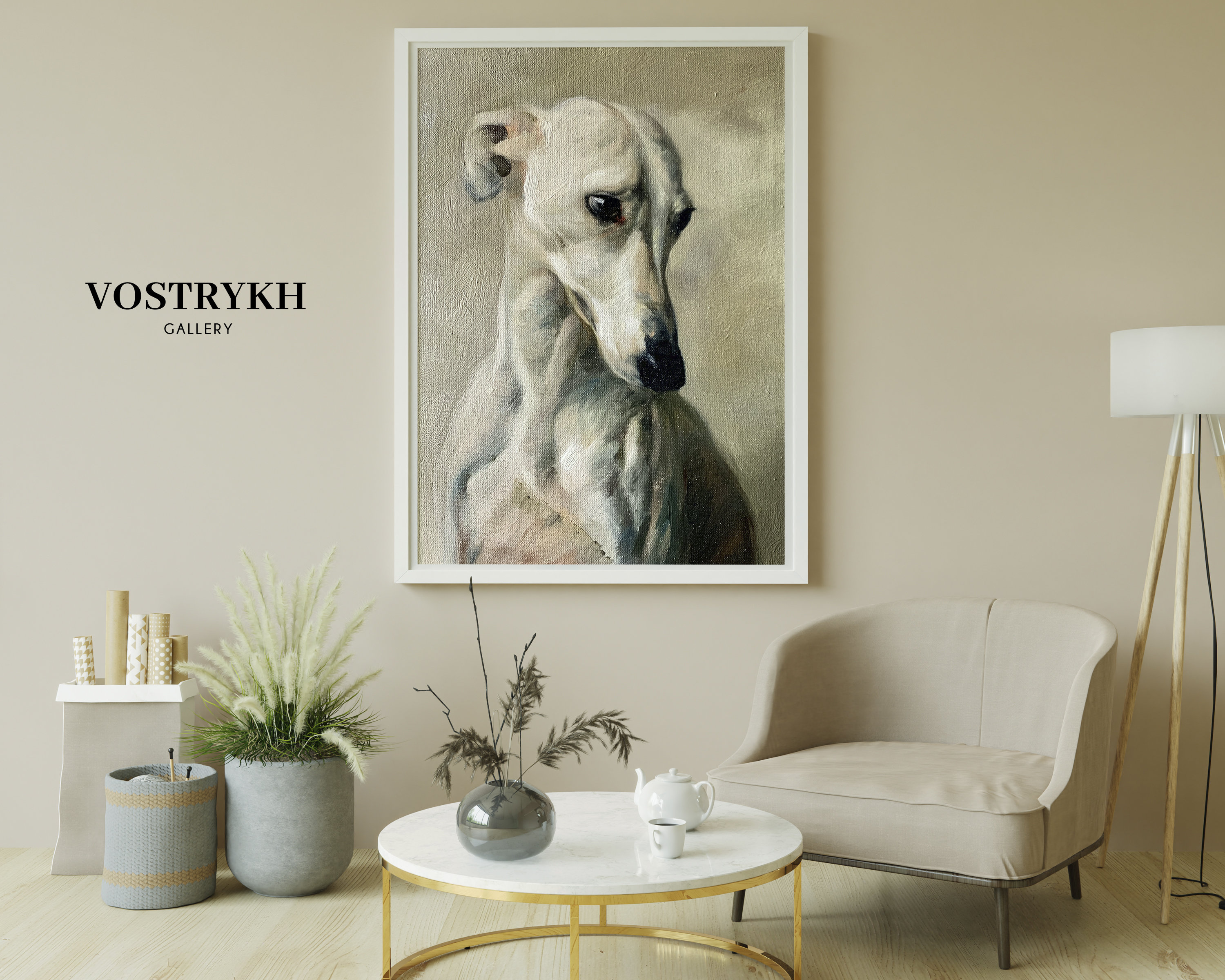 Realistic Dog Portrait From Photo, Personalized Pet Art, Custom Dog ...