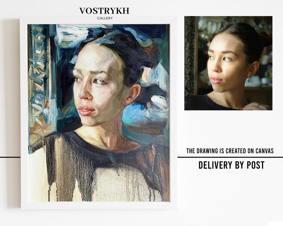 Customized Oil Portrait, Art Commission, Figurative Oil Painting ...