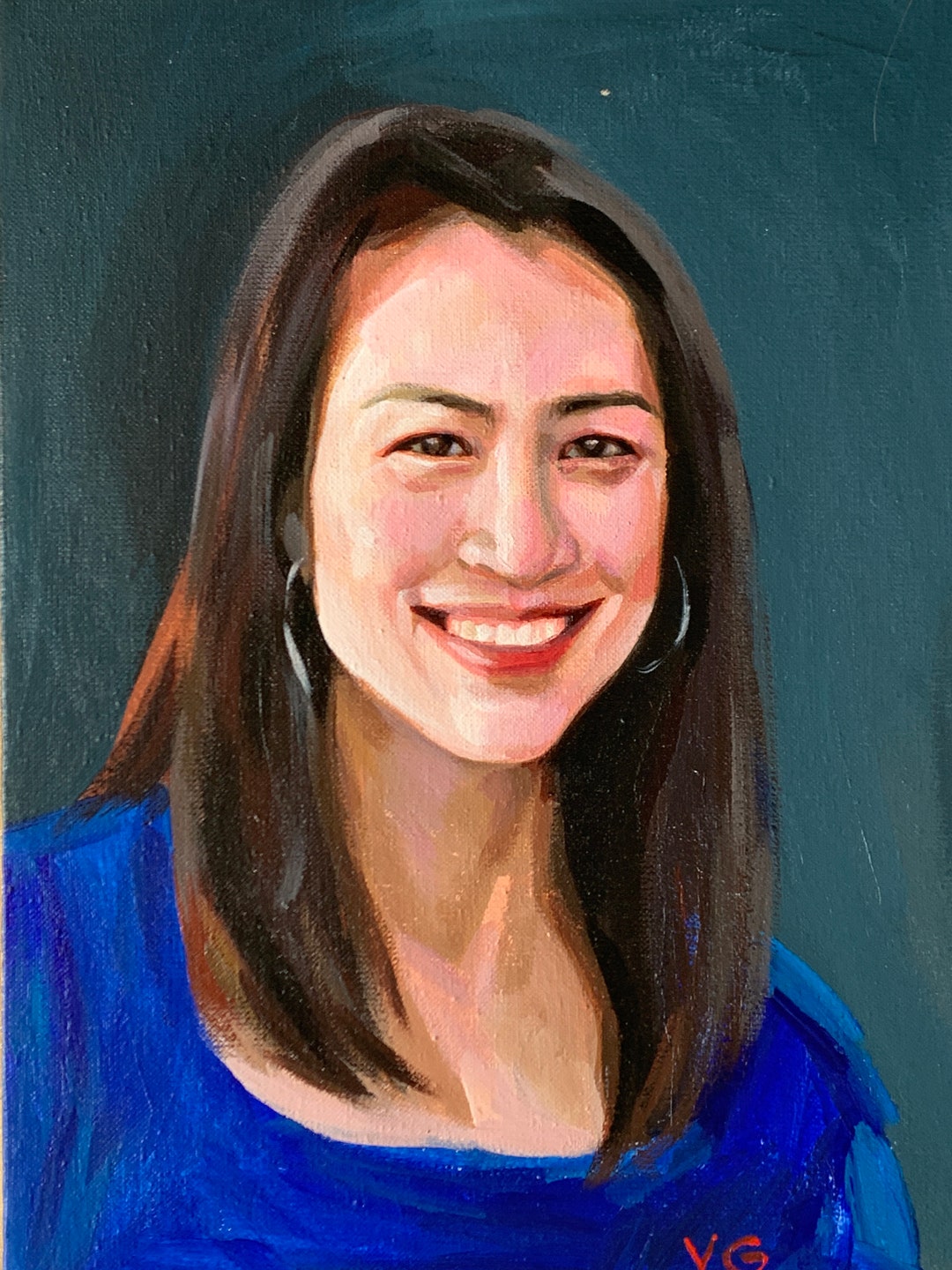 Custom Mother's Day Portrait, Oil Painting From Photo, Personalized ...