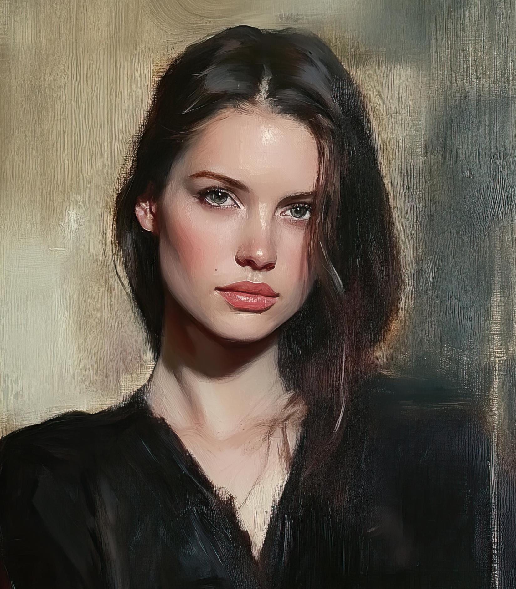 Custom Oil Painting From Photo, Oil Portrait Commission From Photo on ...