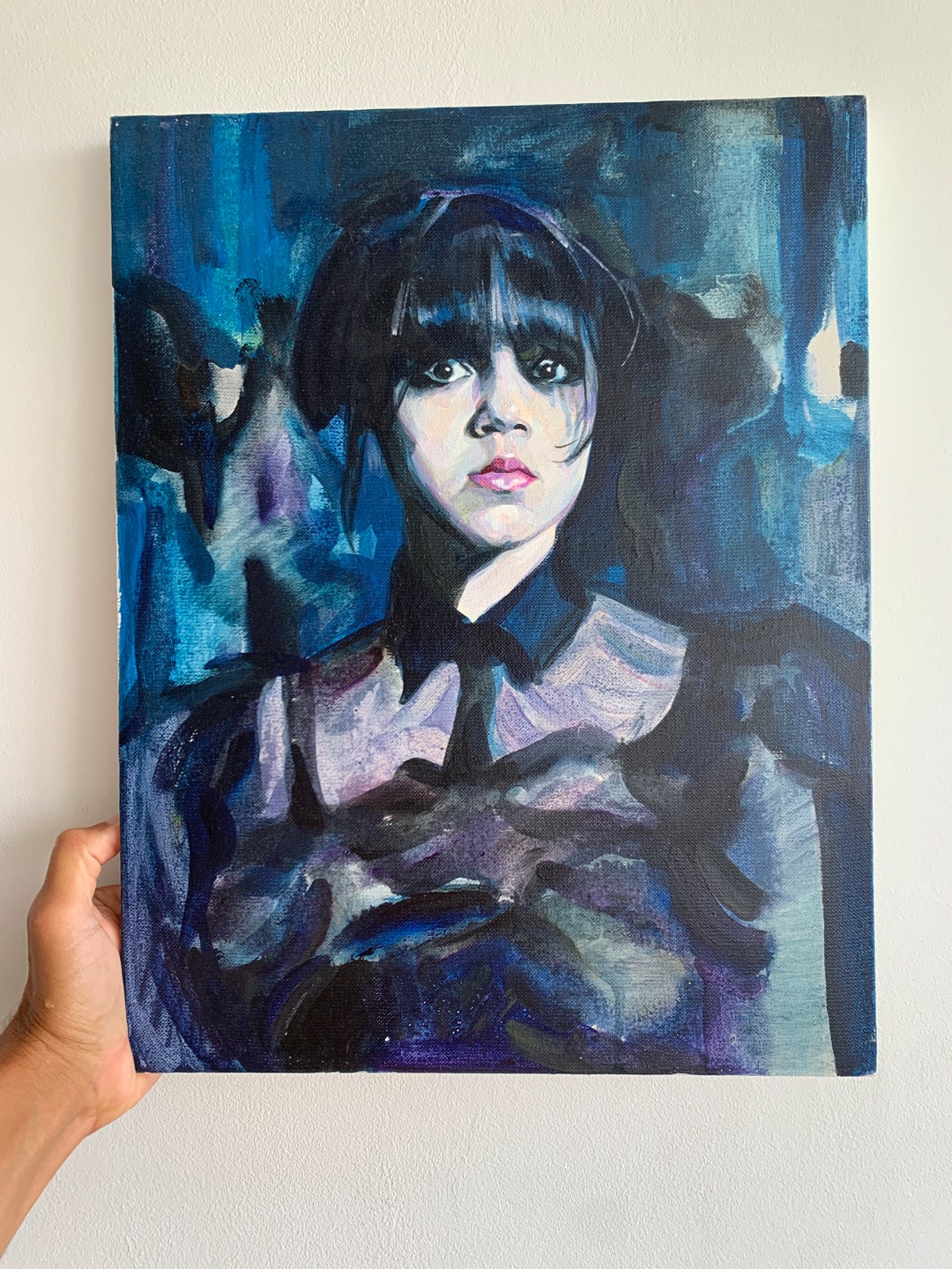 Custom Girl Oil Portrait Painting, Personalized Oil Artwork, Custom ...