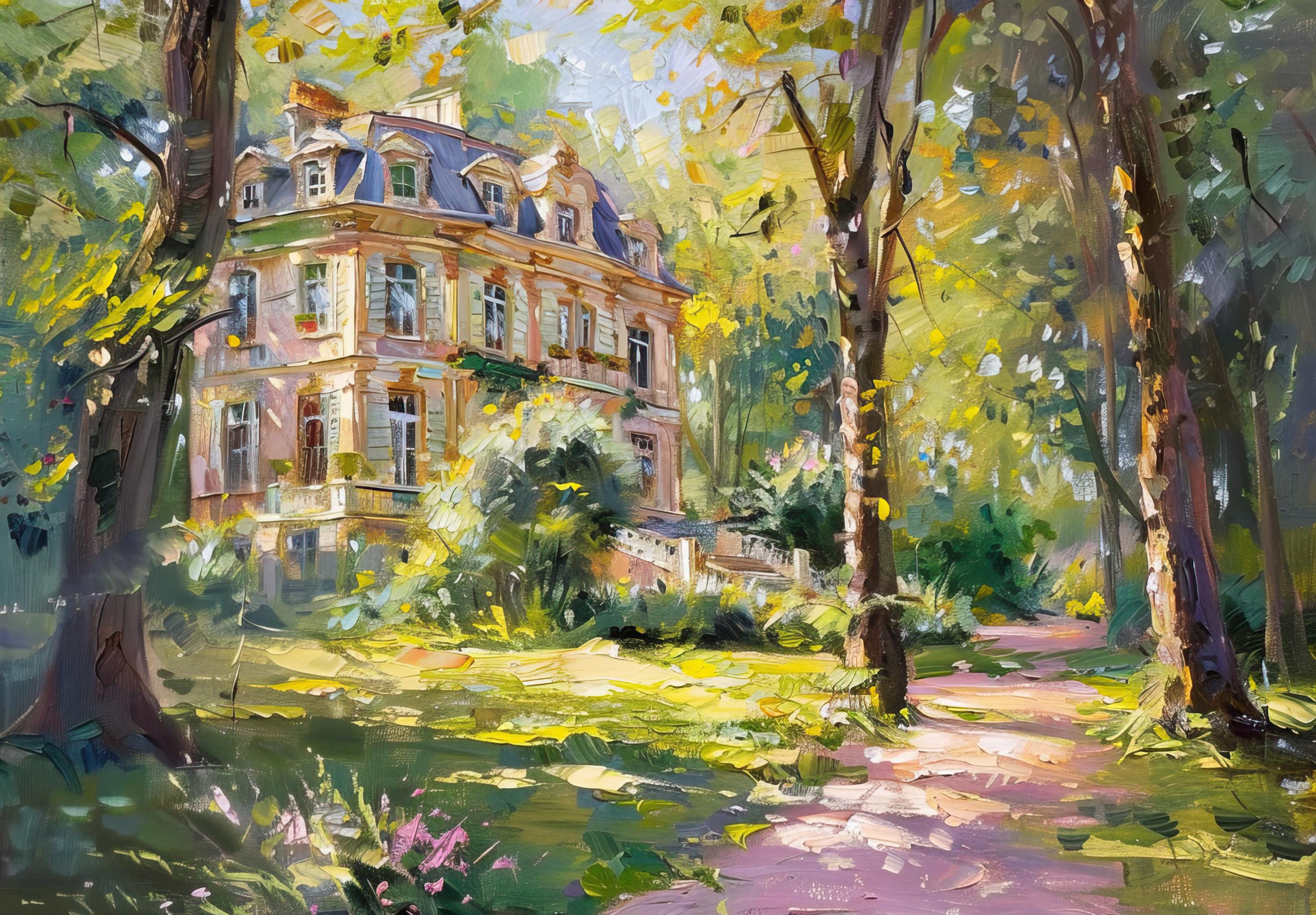 Custom Oil House Portrait, Oil House Painting, First Home Gift ...