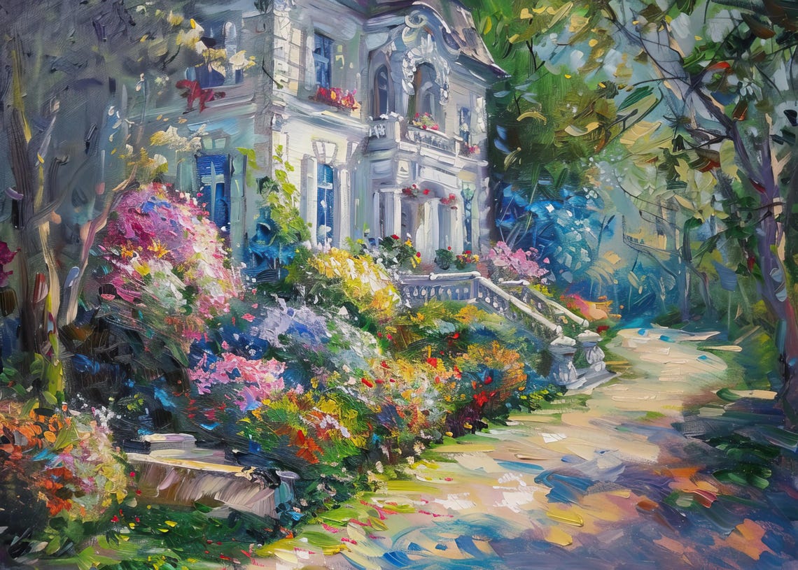 Custom Oil House Portrait, Oil House Painting, First Home Gift ...