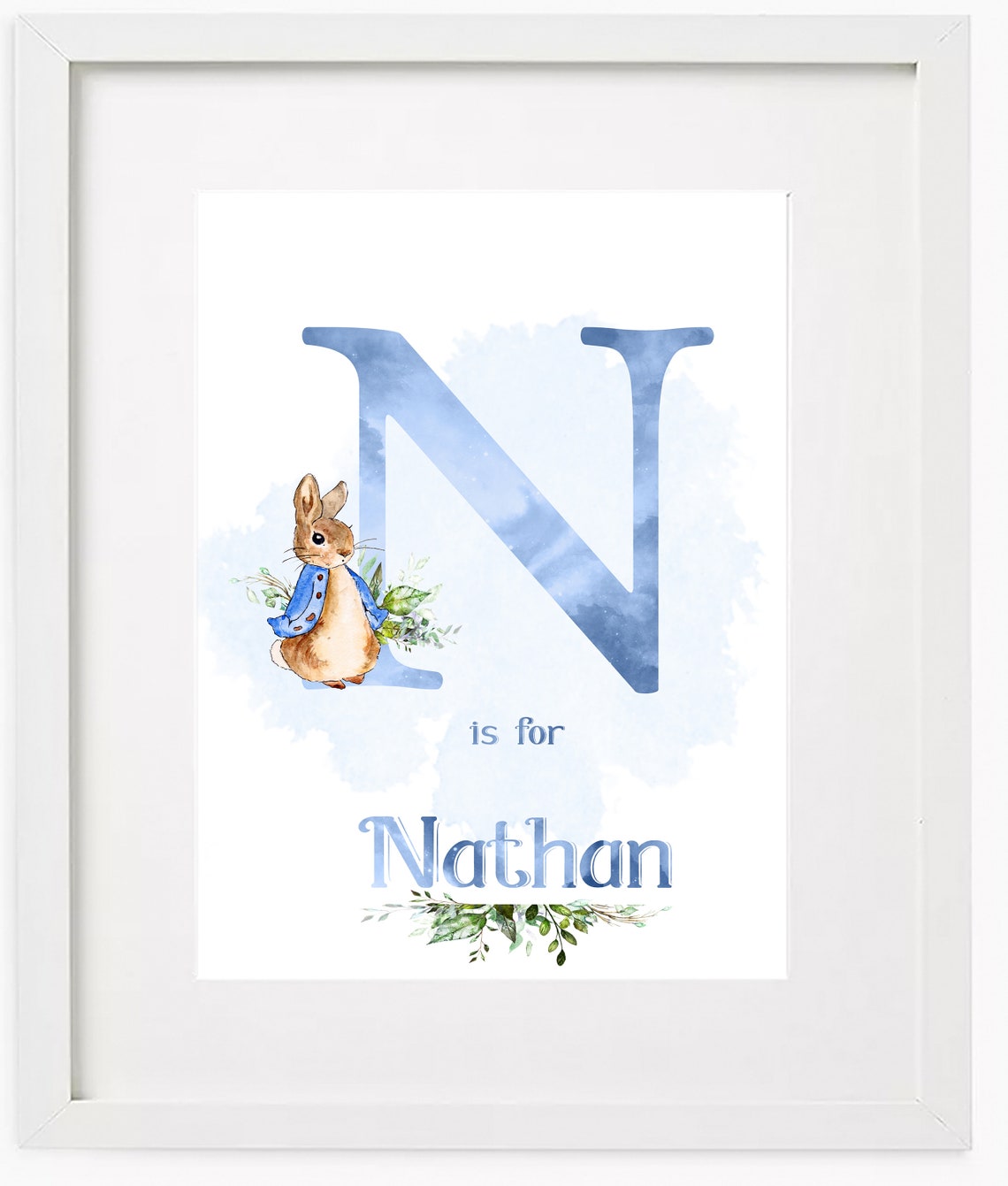 Cute Trio of Peter Rabbit Theme Nursery Baby Wall Decor A4 , Digital ...