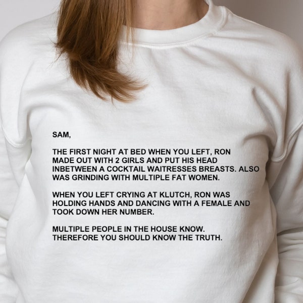 Jersey Shore Note to Sam - Etsy