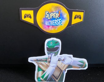 Green Power Ranger Green Power Ranger Sticker Vinyl Sticker - Etsy