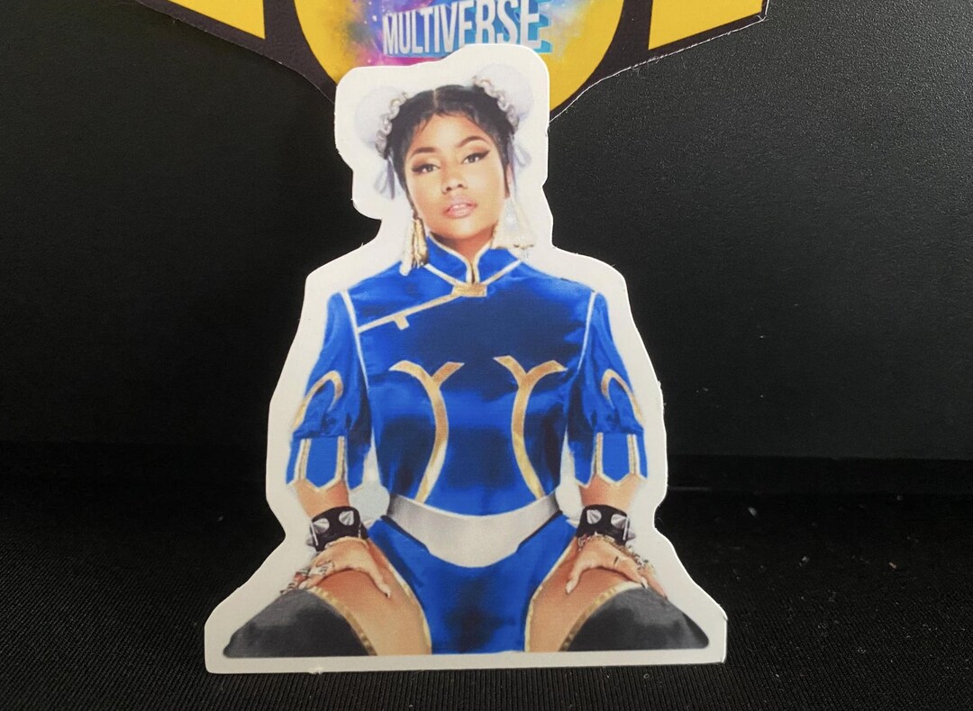 Nicki Minaj Sticker 6 Chun Li Street Fighter , Hip Hop , Rap ...