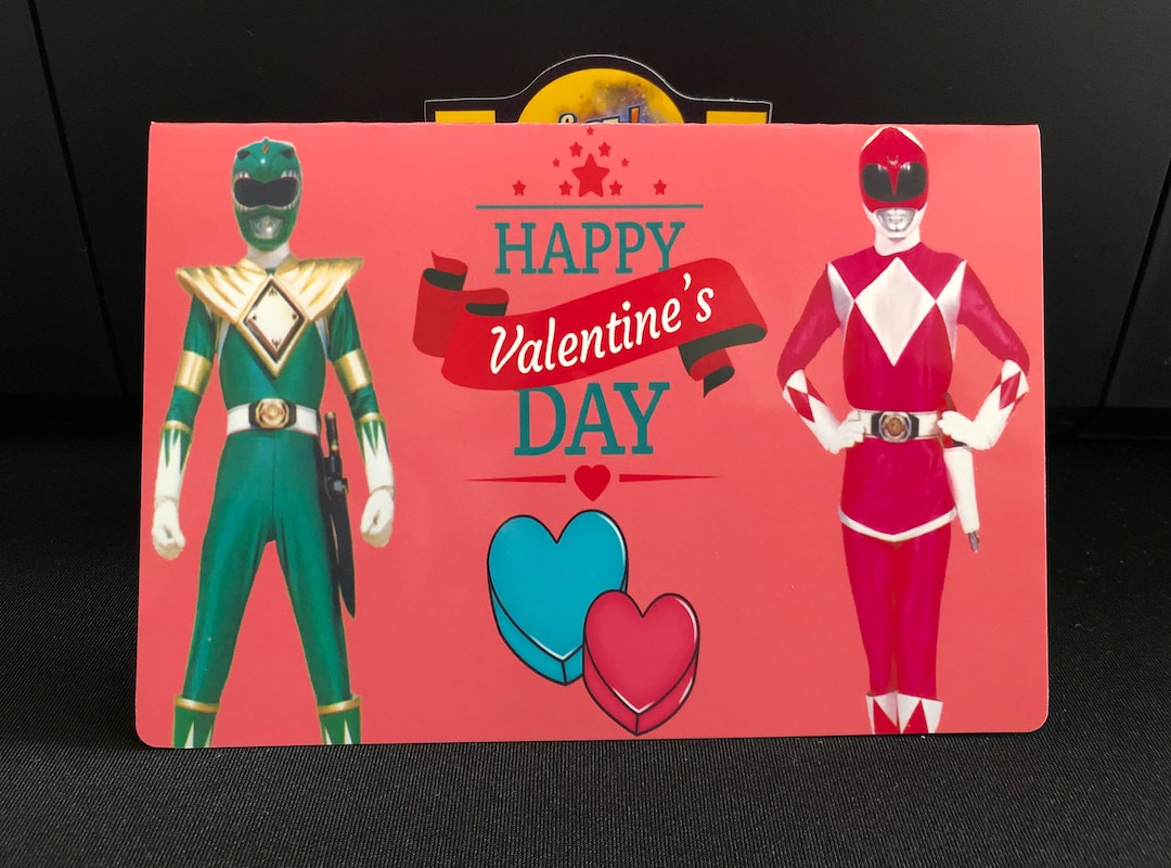 Power Rangers Valentine's Day Card valentine's Day, Valentine, Gift ...