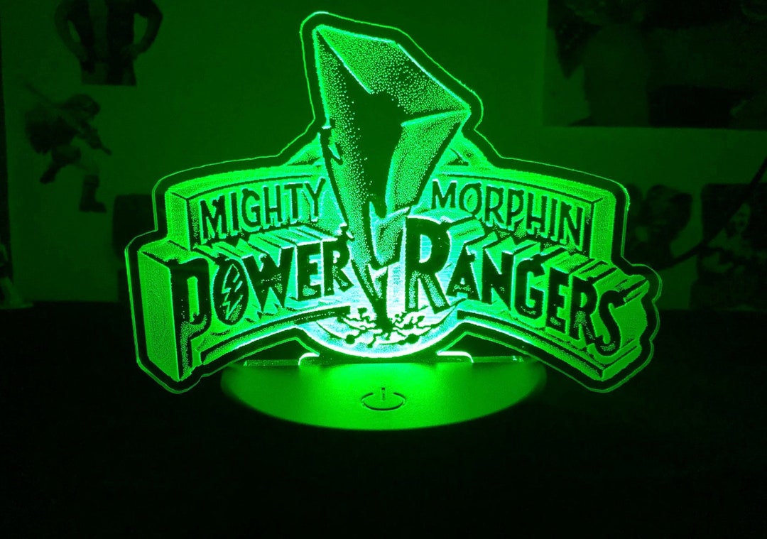 Power Rangers LED Light ( MMPR - Birthday - Gift - Bed Room - Game Room ...