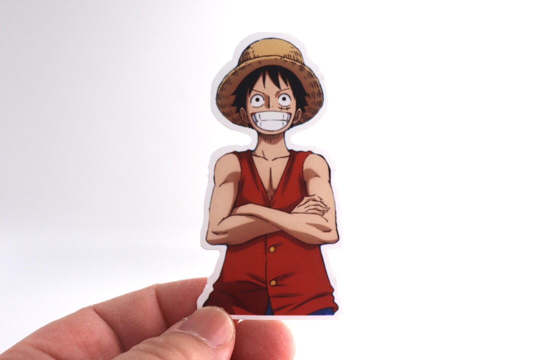 Monkey D Luffy Sticker (one Piece - Birthday - Gift - Valentine's Day ...