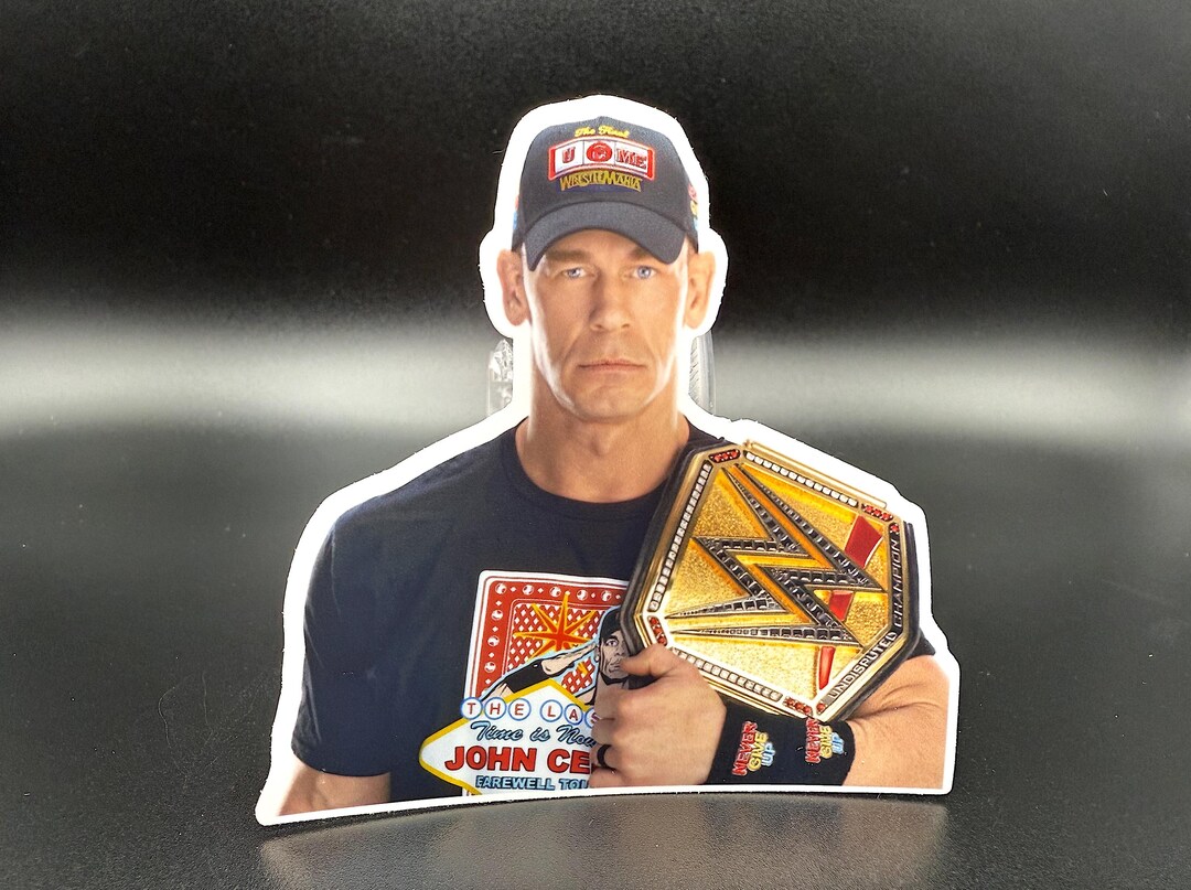 John Cena 17 Sticker ( Wwe , Birthday , Gift, Summer , Graduation ...