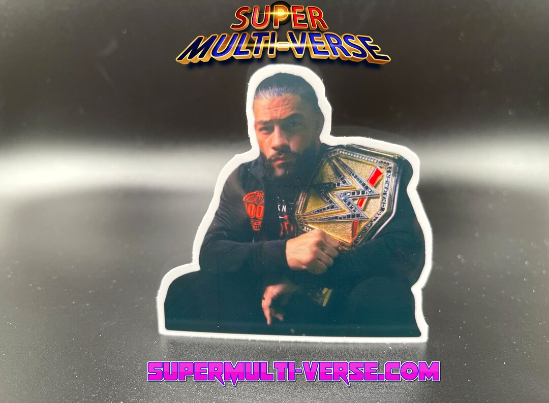 Roman Reigns Sticker 8 wwe, Birthday , Gift, Wwf, Hulk Hogan, Ric Flair ...