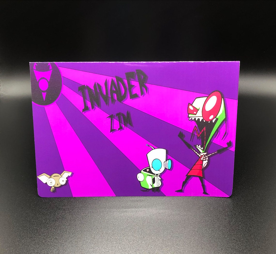 Invader Zim Birthday Greeting Card - Etsy