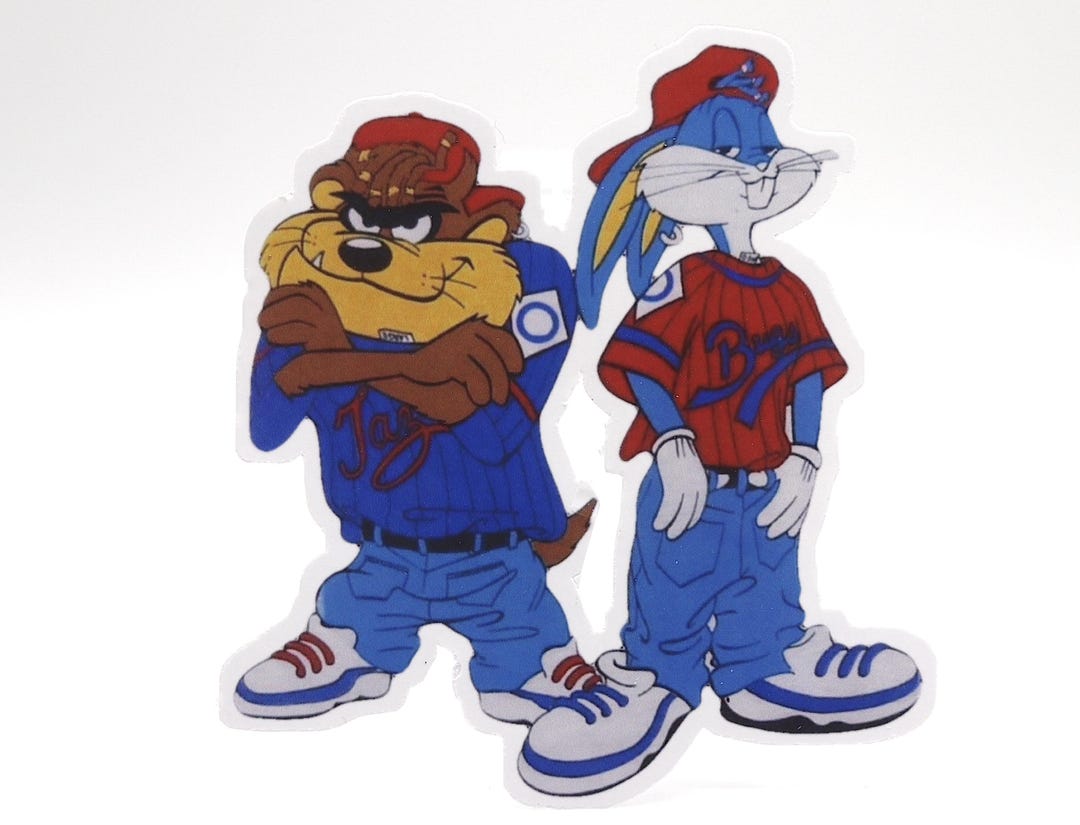 Bugs Bunny and Taz Sticker ( 90s - Gift - Stickers - Cartoons - Retro ...
