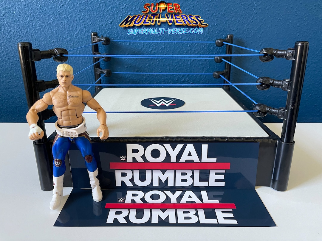 WWE Royal Rumble 2024 Ring Stickers for Mattel WWE Rings (wwe, Birthday ...