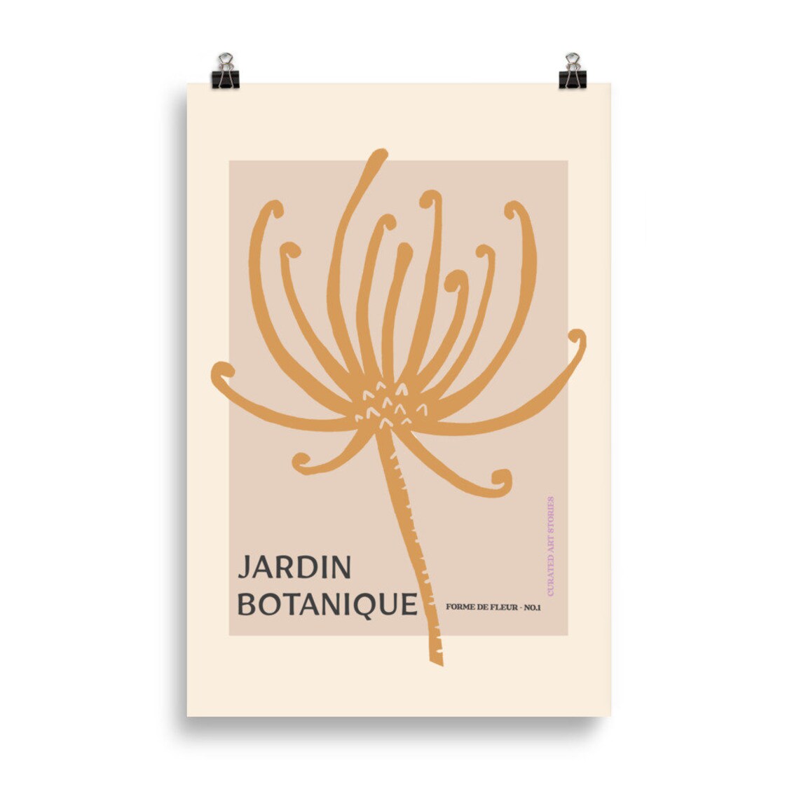 Botanical Art Prints Modern Botanical Print Abstract Botanical French ...