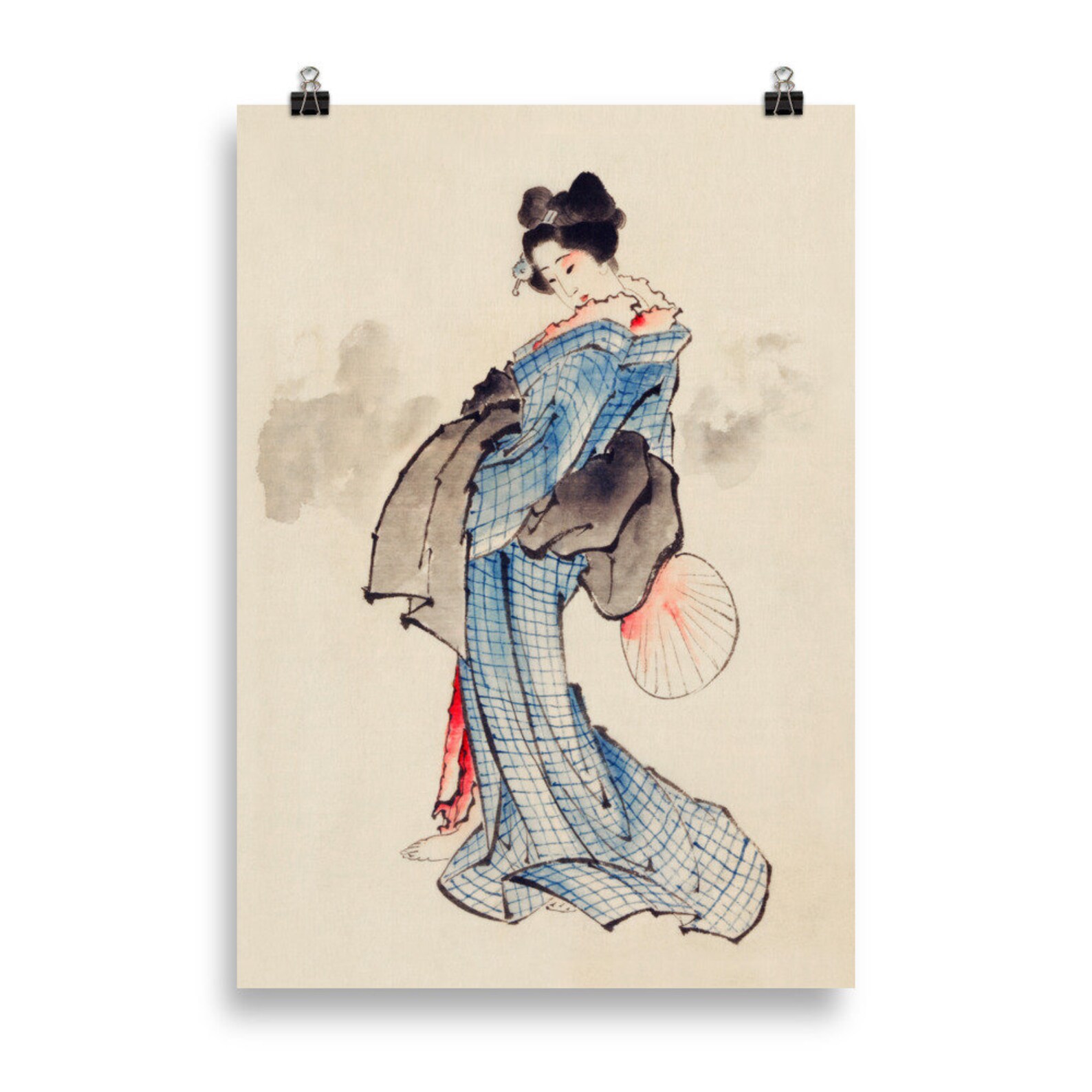 Vintage Geisha Art Print Oriental Art Poster Luxury Home - Etsy
