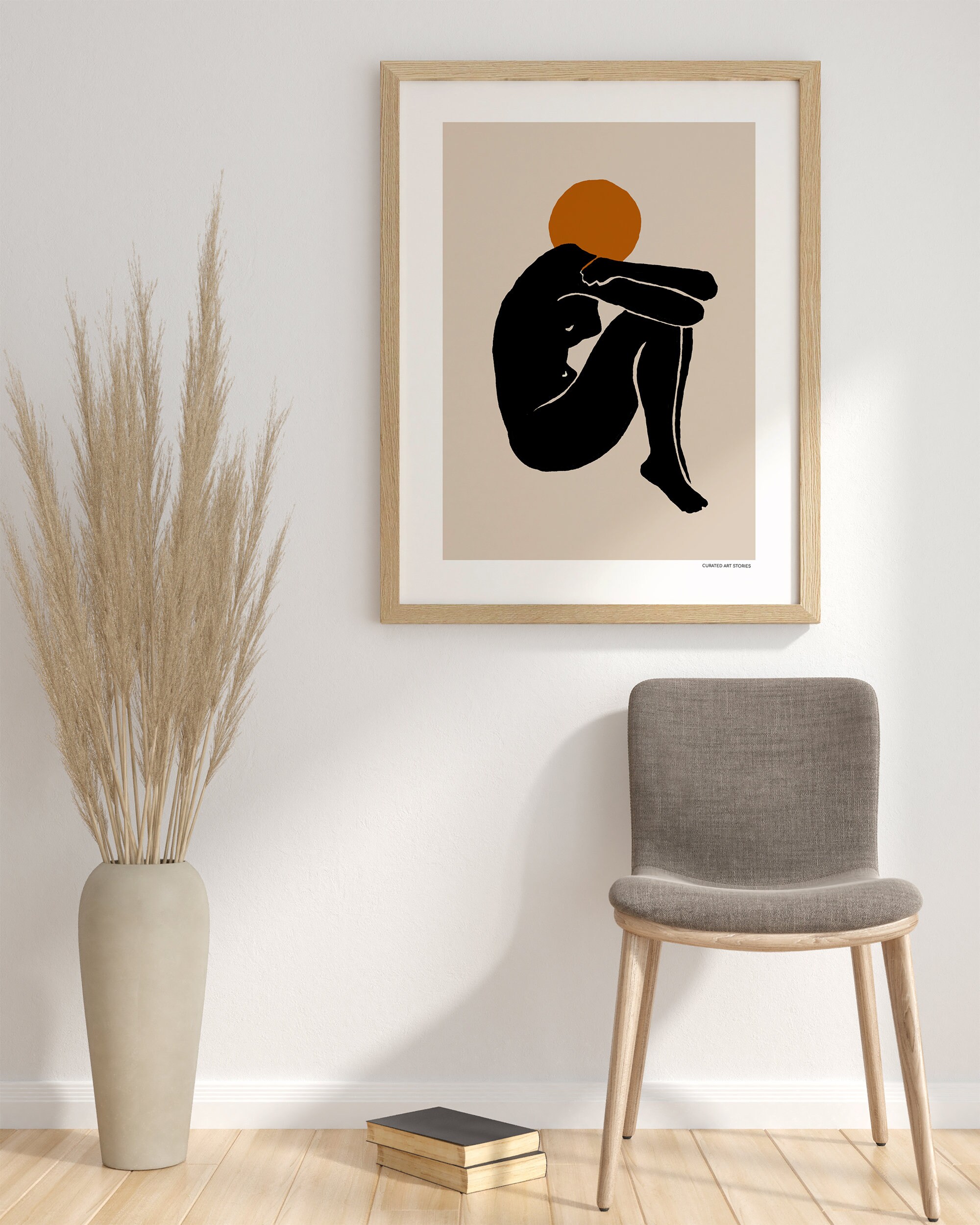 Overthinking Art Print Female Body Print Abstract Body - Etsy