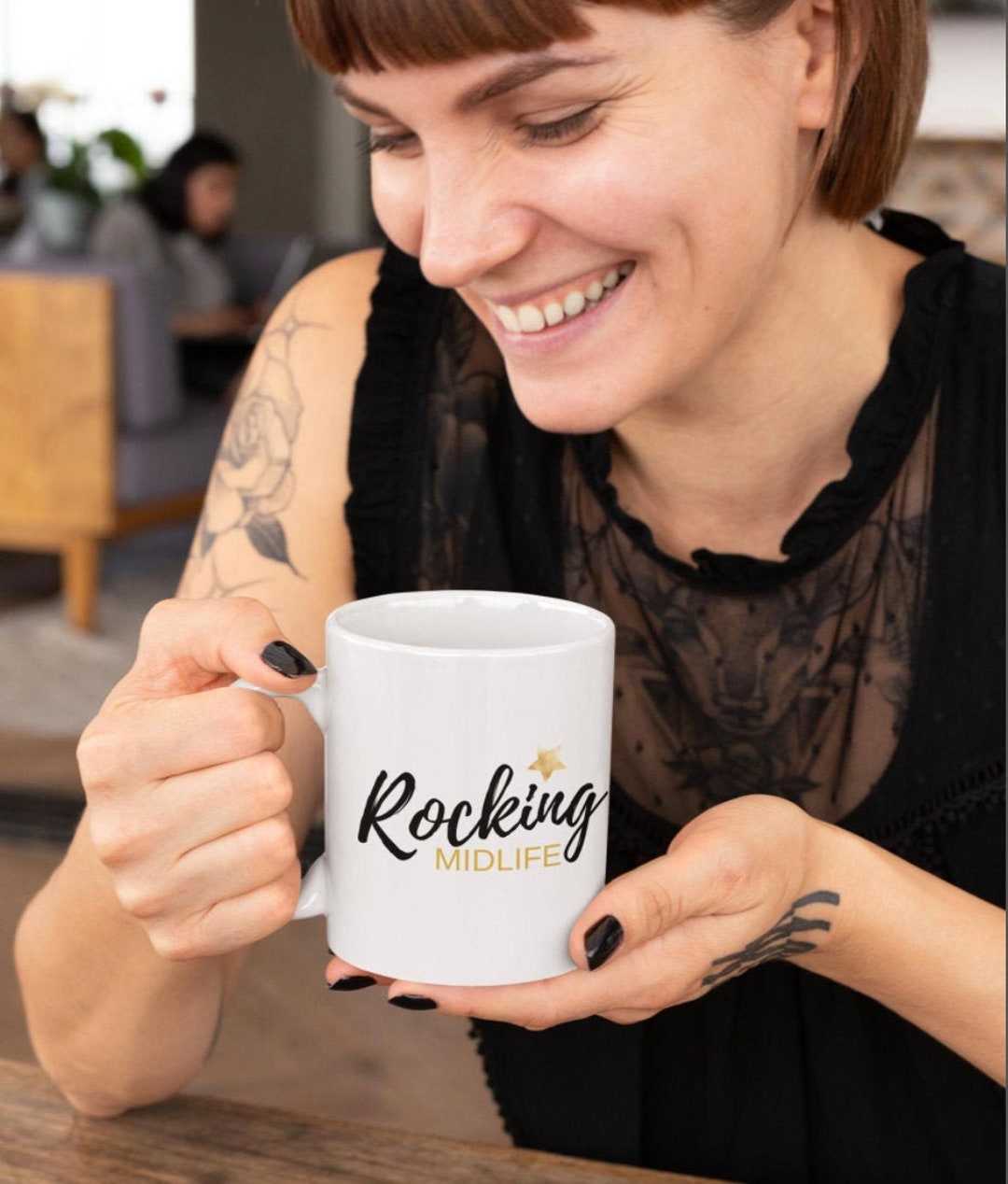 Rocking Midlife Mug Inspirational Mug Motivational Mug - Etsy UK