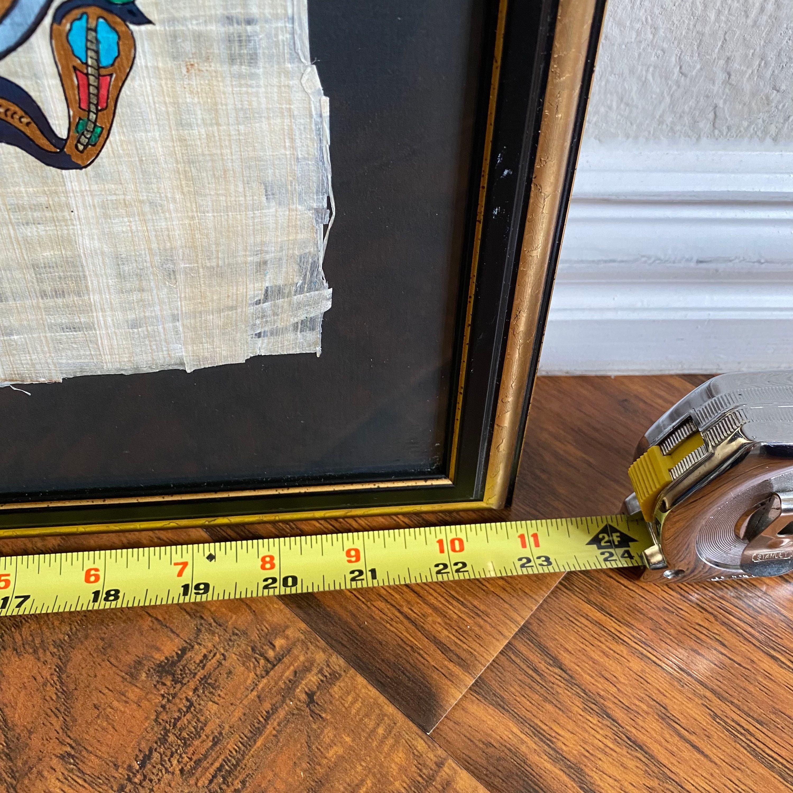 EGYPTIAN Art Painting on Papyrus SIGNED With Authenticity 24 X - Etsy