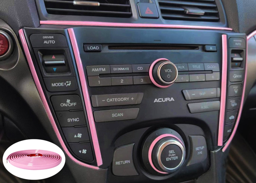1/4"wide Soft Pink Car Motor Bike Self-adhesive Exterior&interior ...