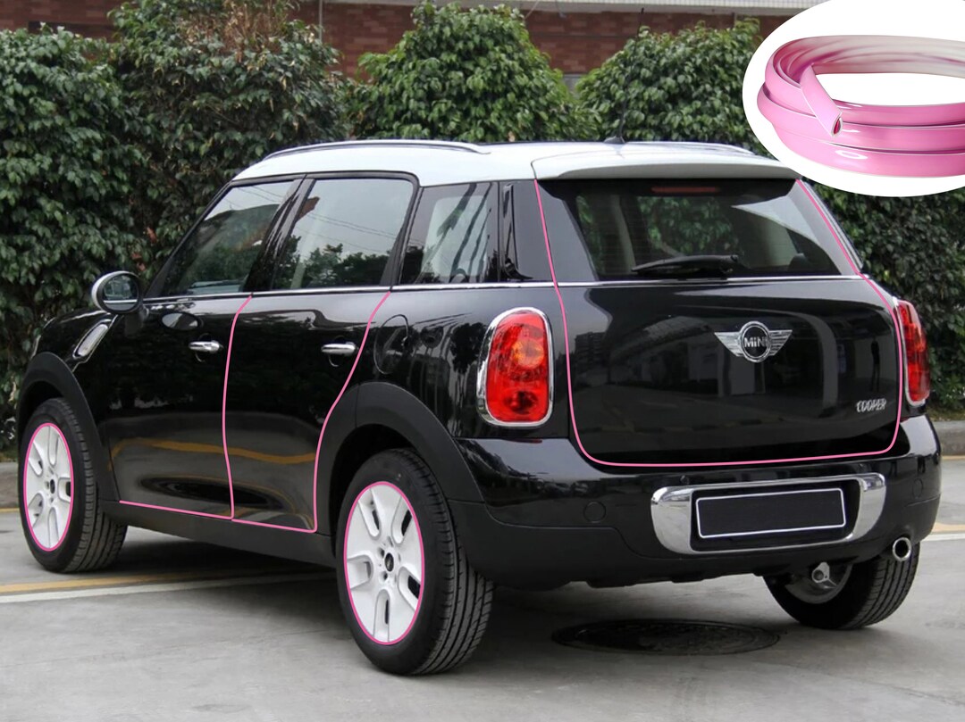U Shape Soft Pink Car Motor Bike Self-adhesive Exterior&interior ...