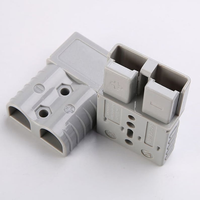 50amp Anderson Compatible 2 Pole Power Connector Plug Gray - Etsy