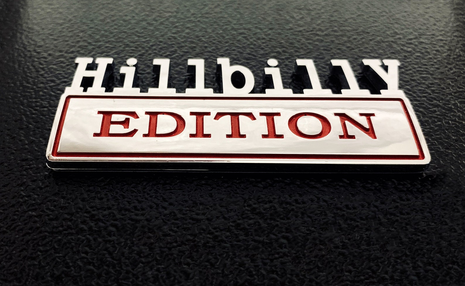 Hillbilly Edition Emblem 3D Durable ABS Plastic Self-adhesive - Etsy