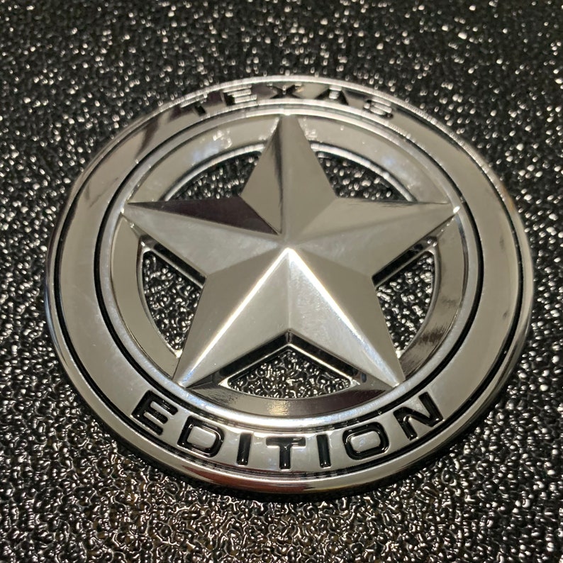 3D Round Texas Edition Emblem Durable ABS Plastic - Etsy