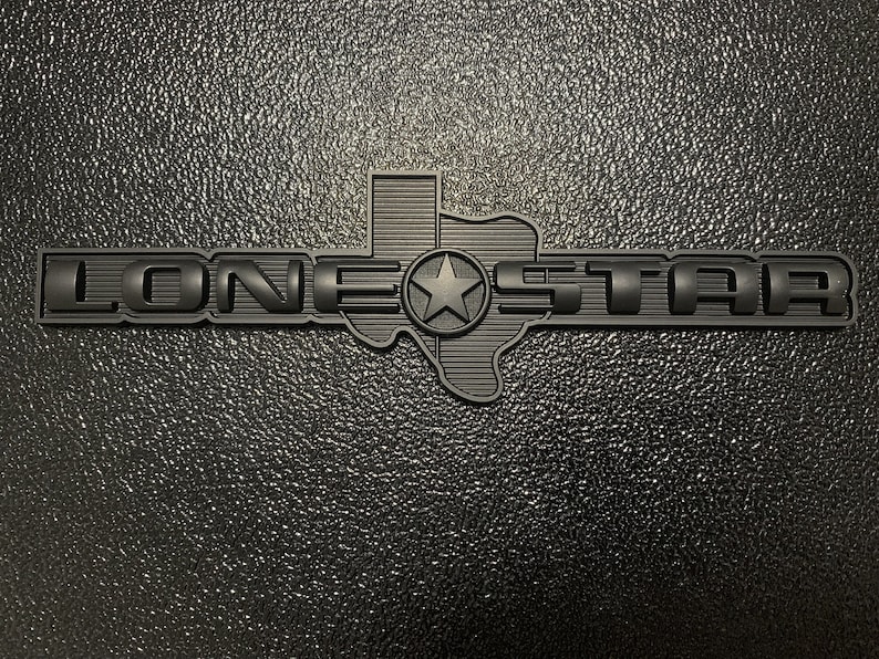 3D Texas Lone Star Mapflag Edition Emblem Durable ABS Plastic - Etsy