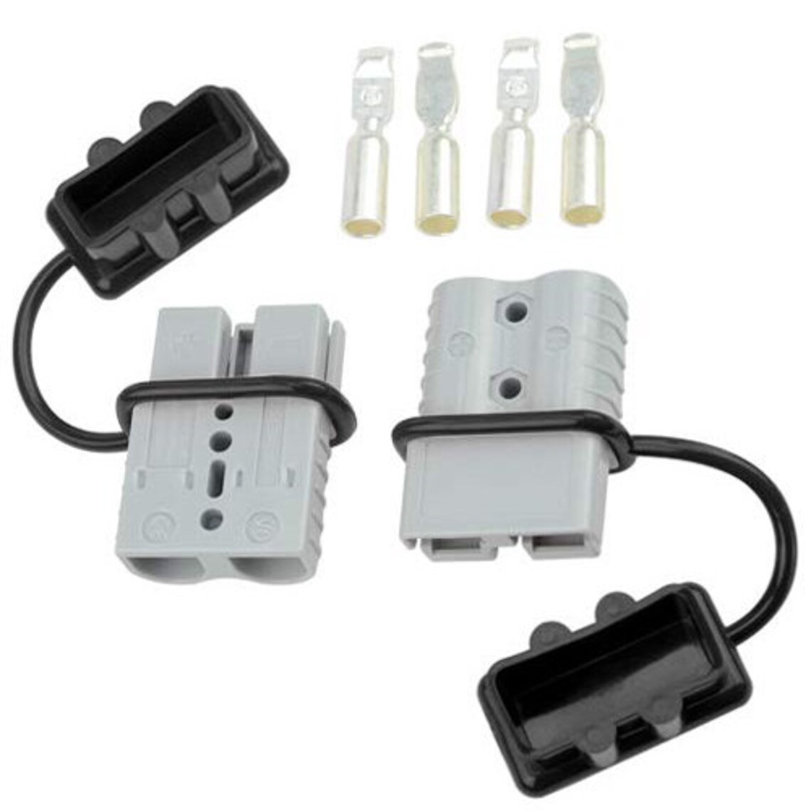 50amp Anderson Compatible 2 Pole Power Connector Plug Gray | Etsy