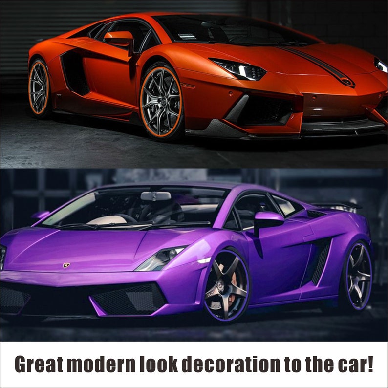 26FT Red Car Wheel Hub Rim Edge Protector Ring Tire Guard - Etsy