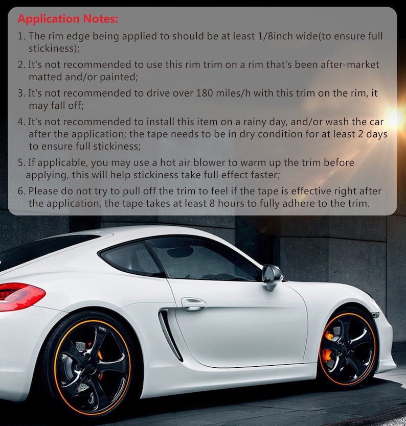 26FT Red Car Wheel Hub Rim Edge Protector Ring Tire Guard - Etsy