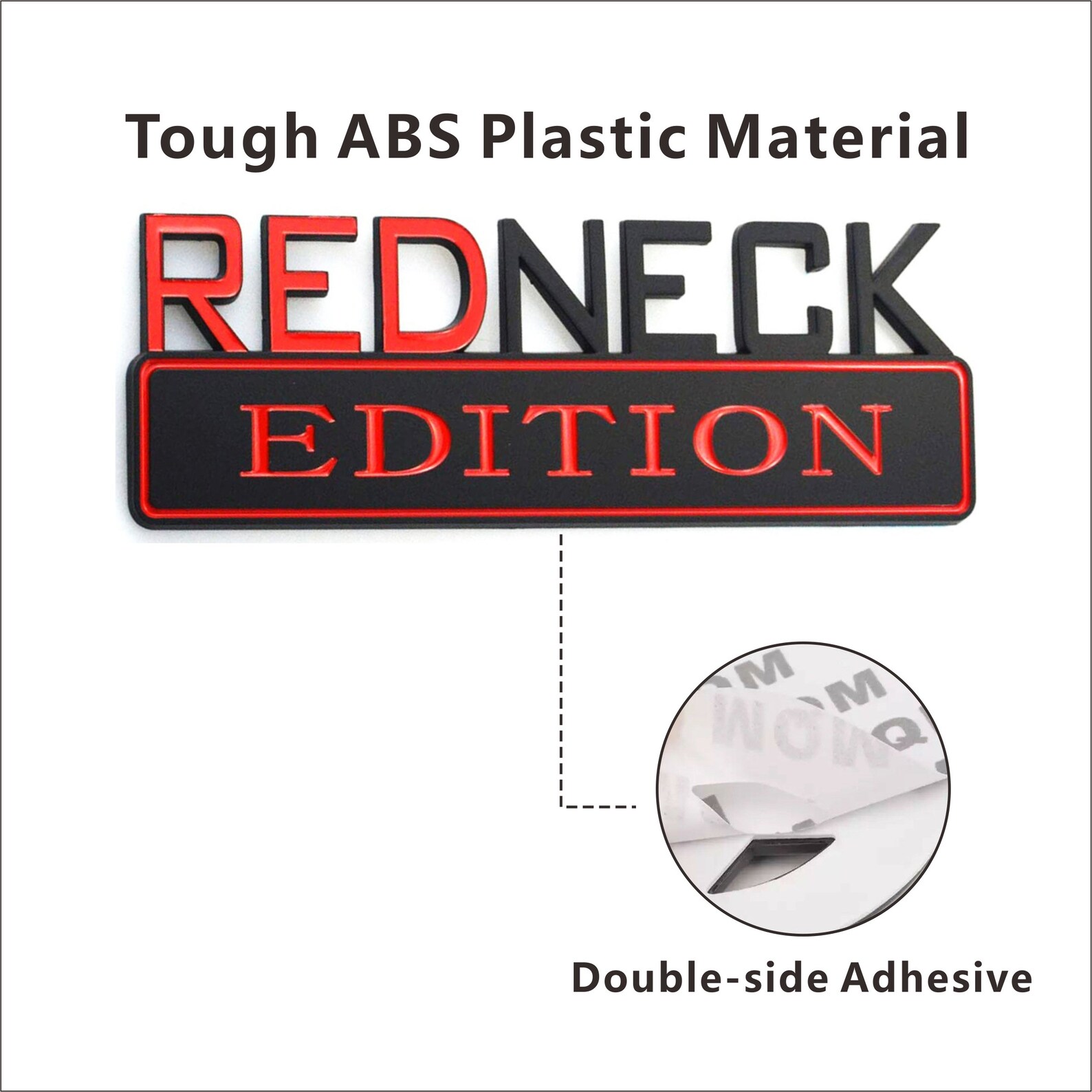 Redneck Edition Emblem 3D Durable ABS Plastic Self-adhesive - Etsy