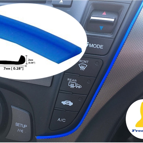 20ft6m Car Interior Decorative Molding Door Panel Gap Trim - Etsy