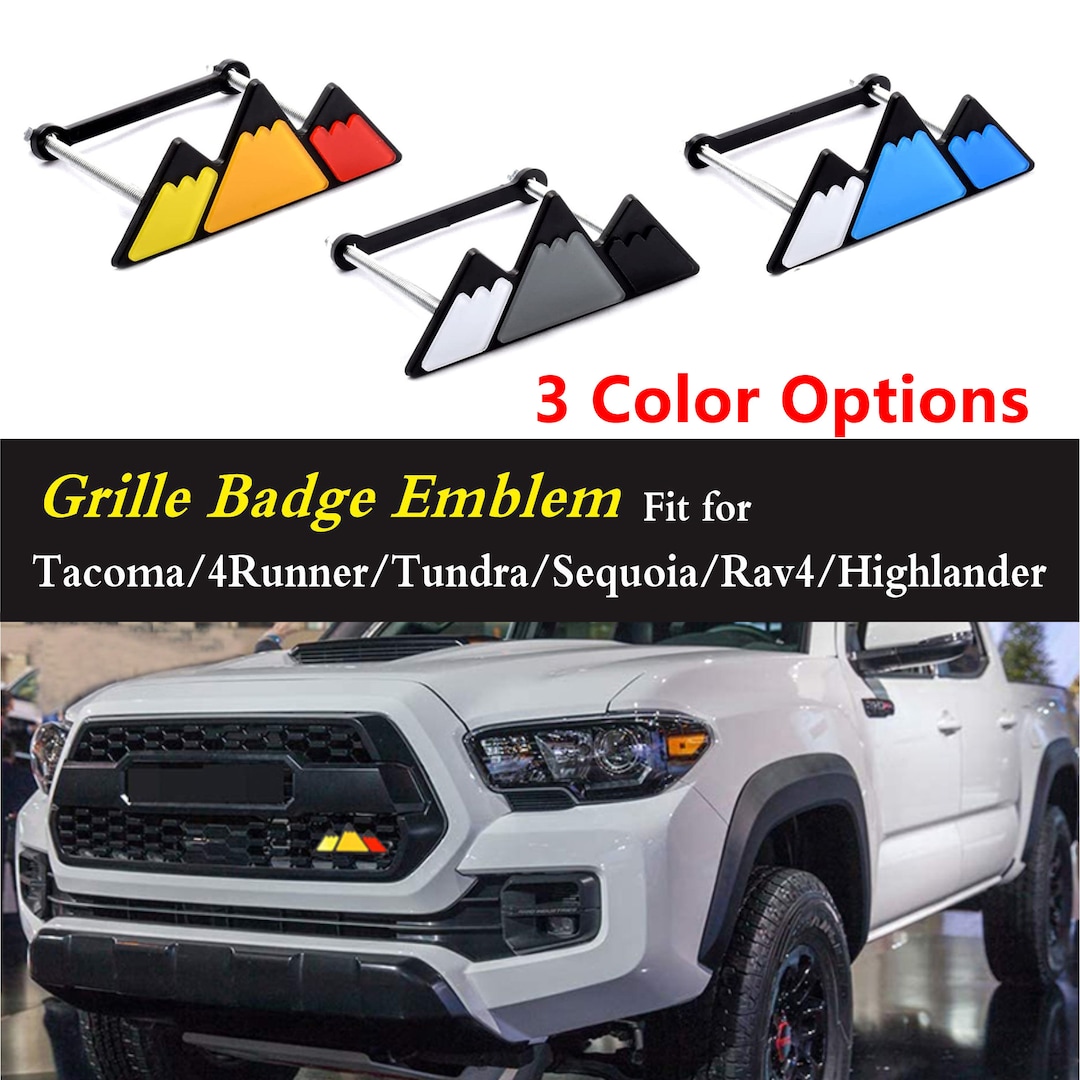 Tri color Grille popular Badge