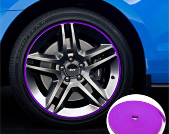 8M Rim Blades // Rim Decoration // Colorful Rim Tire Guard // - Etsy
