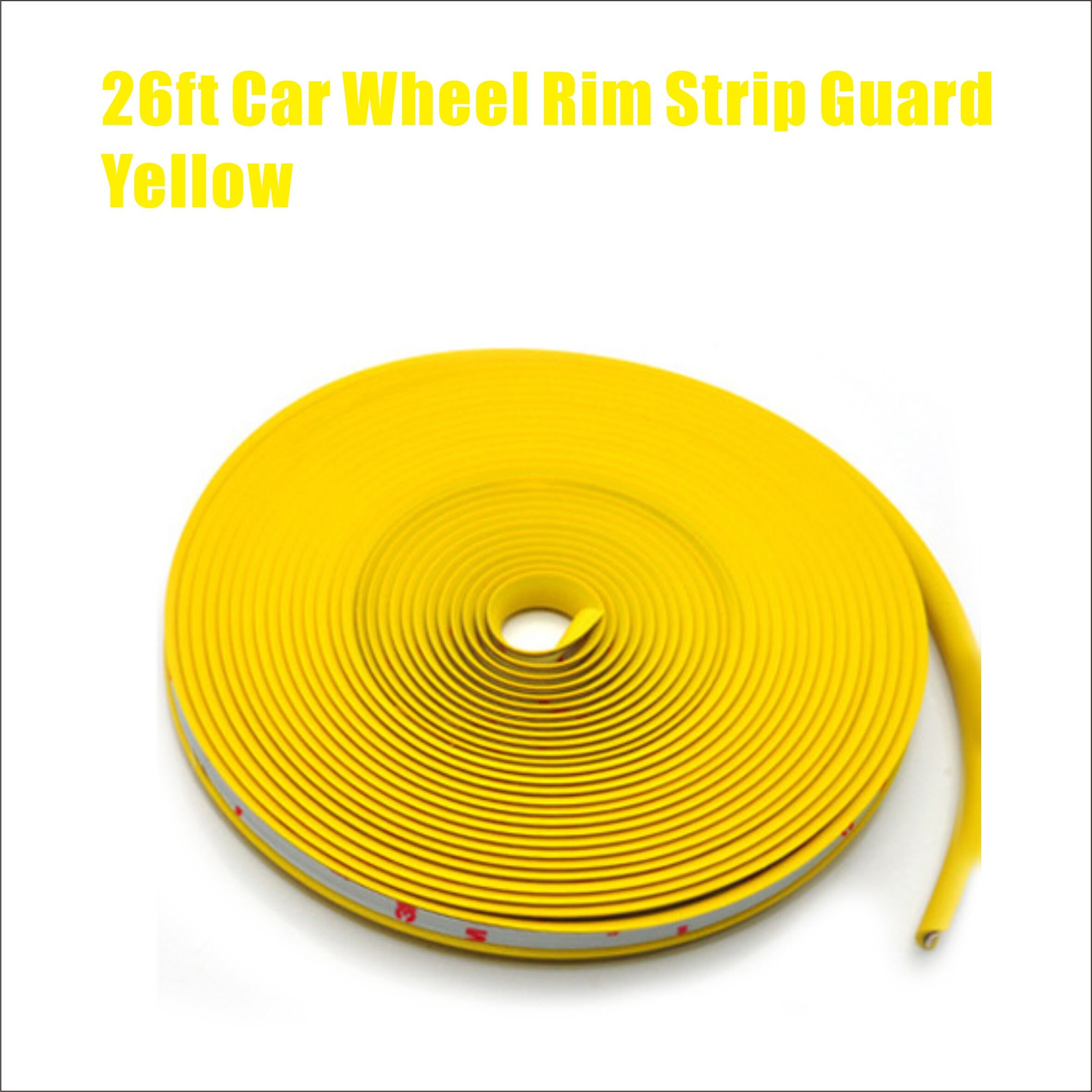 26FT Yellow Car Wheel Hub Rim Edge Protector Ring Tire Guard | Etsy