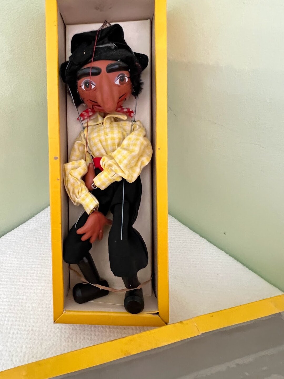 Pelham Puppet Pirate Marionette Gypsy Moon Toy Wooden Organic 1970s ...