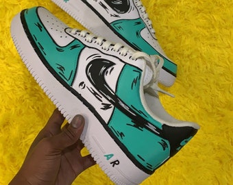 Custom AF1 color Chaos Style cartoon Best Design, Handmade Custom Air ...