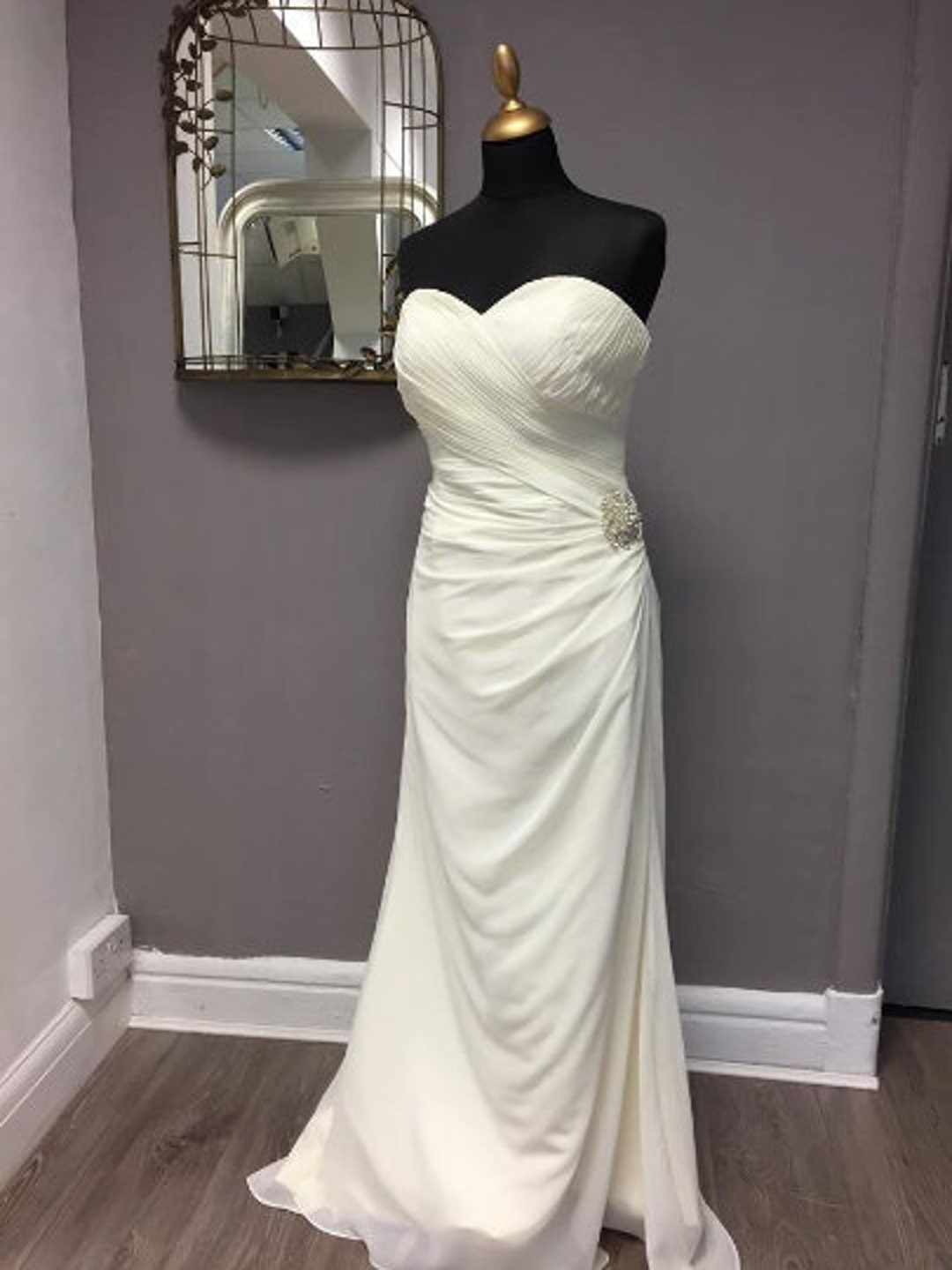 Mermaid Fishtail Wedding Dress, UK Size 8/10, Sale, Prom Dress, Beach ...