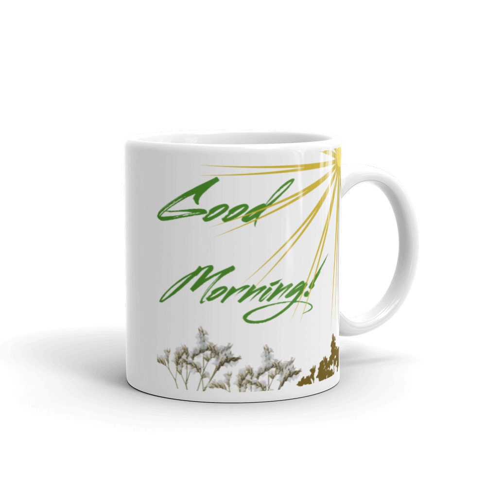 Good Morning Mug/valentine Mug/cheerful Mugs/colorful Mugs/gifts for ...