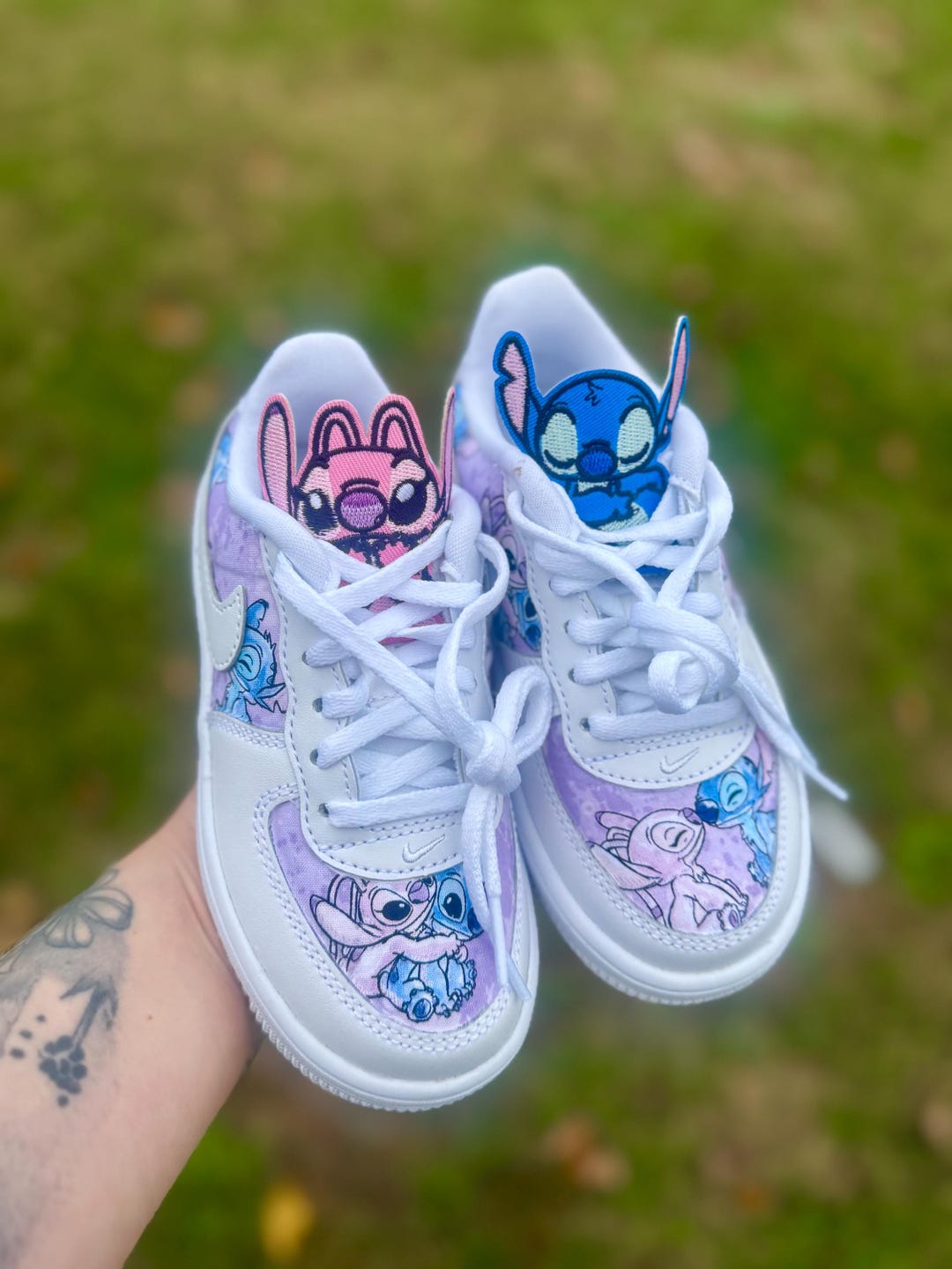 Kids Custom Stitch & Angel AF1 - Etsy