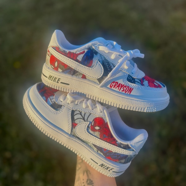 Spiderman Custom Af1 - Etsy