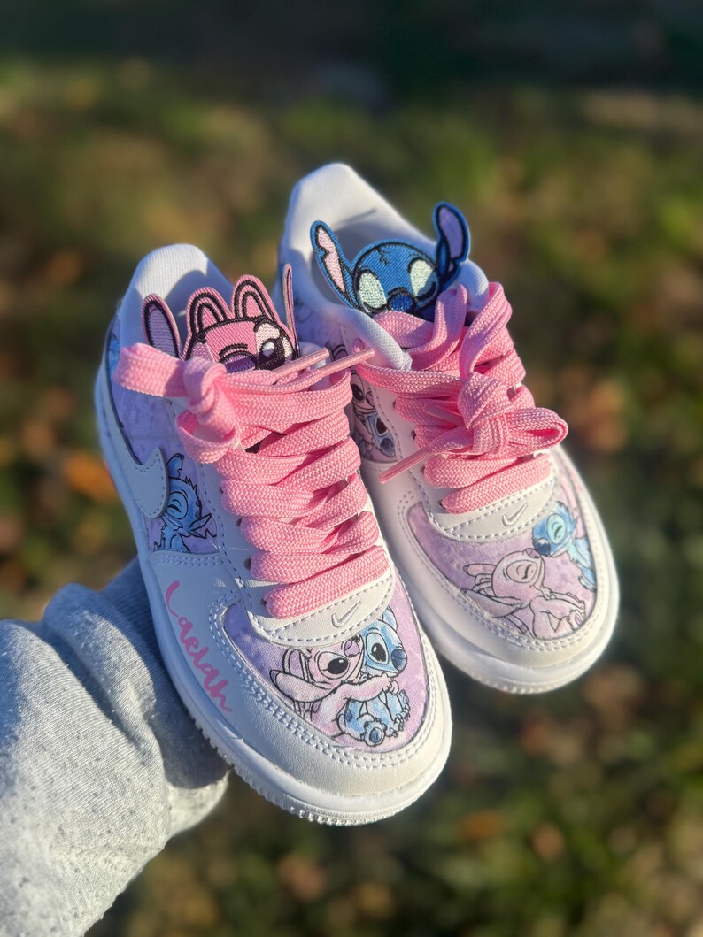 Adult Custom Stitch and Angel AF1 - Etsy