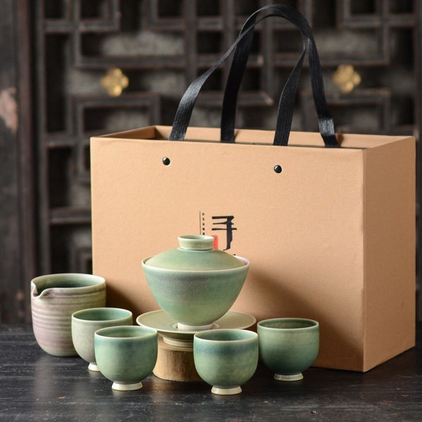 Green Tea Cup Set - Etsy